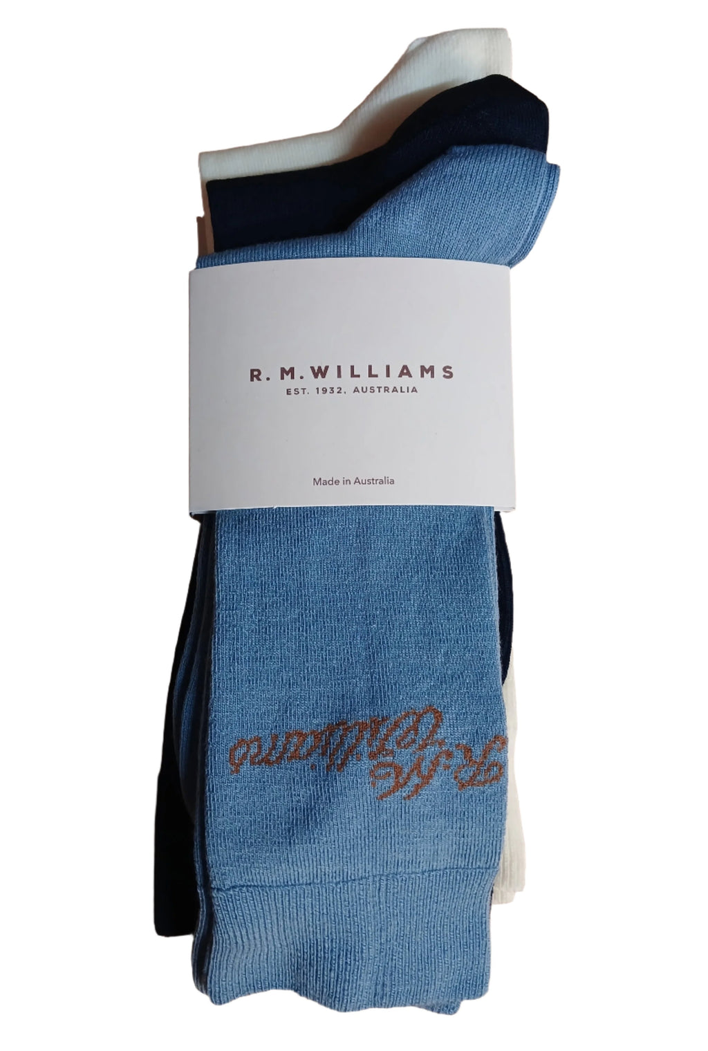 R.M.Williams Script Sock 3Pk – Holmes & Co of Cambridge